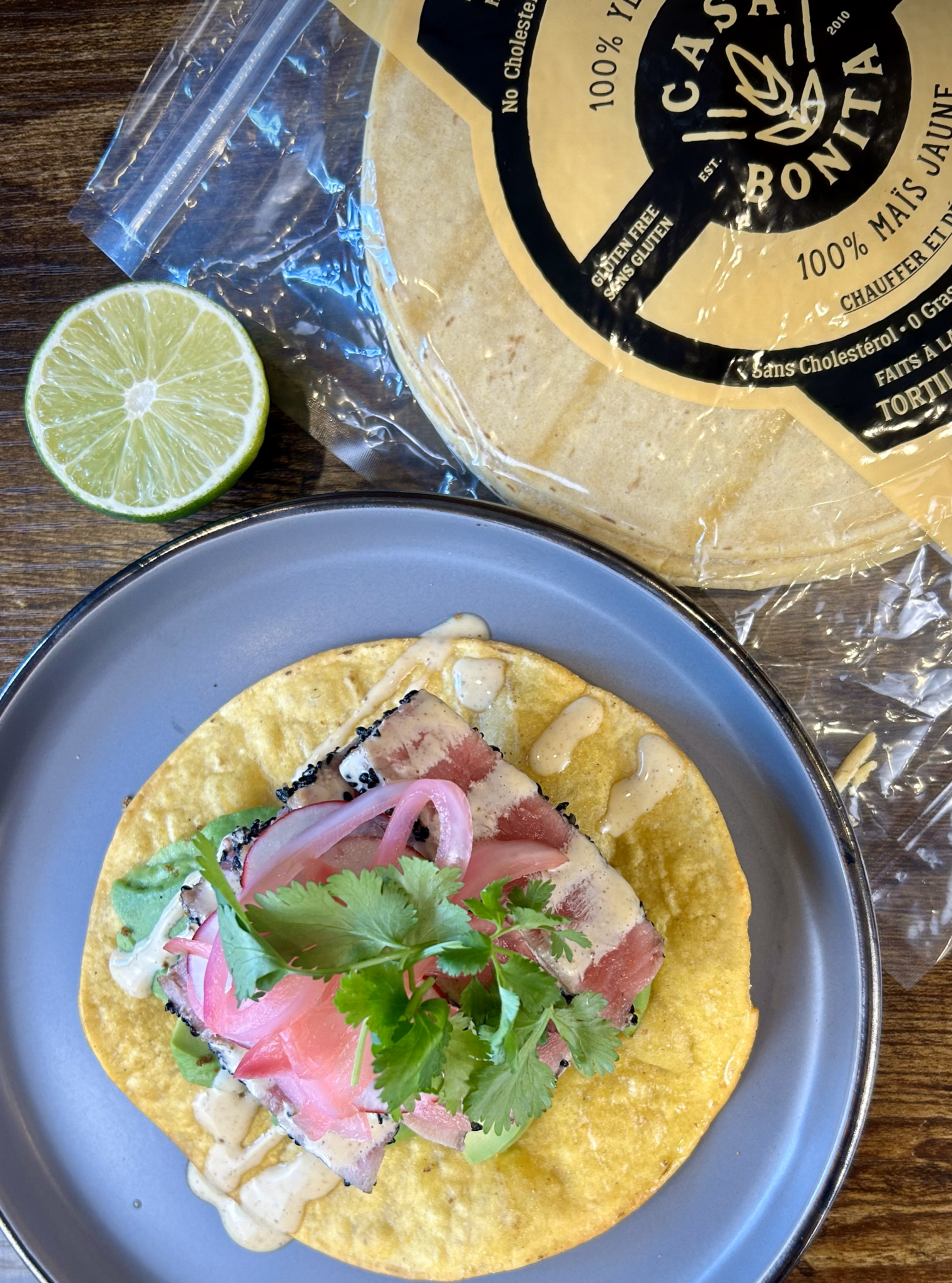 Tuna Tostadas with Casa Bonita Foods and Tajin - Casa Bonita Foods